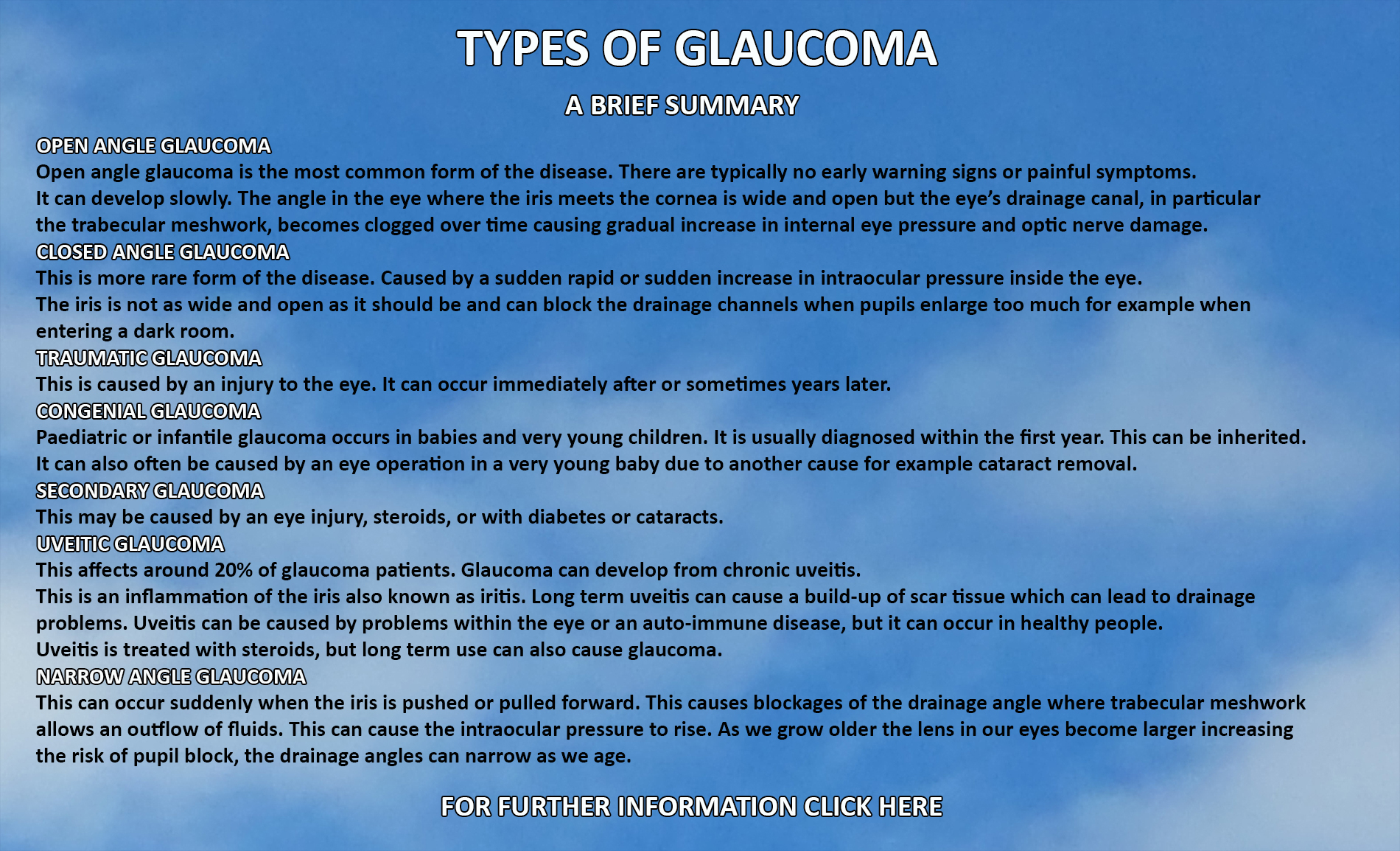 Types of Glaucoma